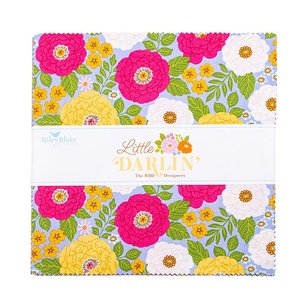 Riley Blake Designs 10-16970-42 Little Darlin precut 10 Inch Stacker b ...