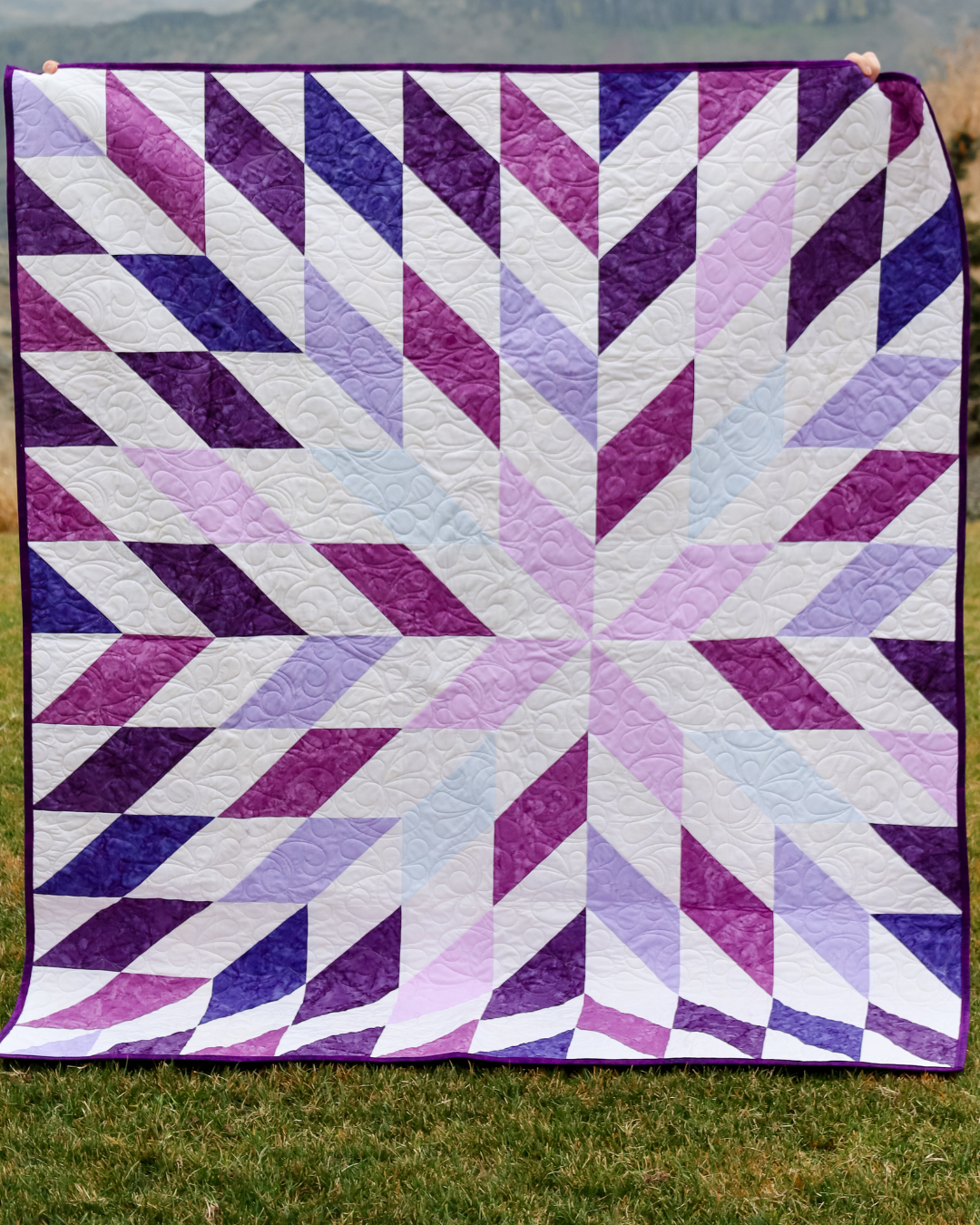 Nexus in Purple Pre-Cut Ready-To-Sew Quilt Kit – My Fabric Addiction