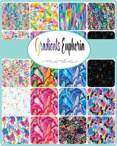 Gradients Euphoria Jelly Roll® 33820JR Moda Precuts 100% cotton fabric ...