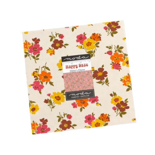 Happy Daze 33840LC Moda Precuts pre-cut Layer Cake 10" squares quilt f ...