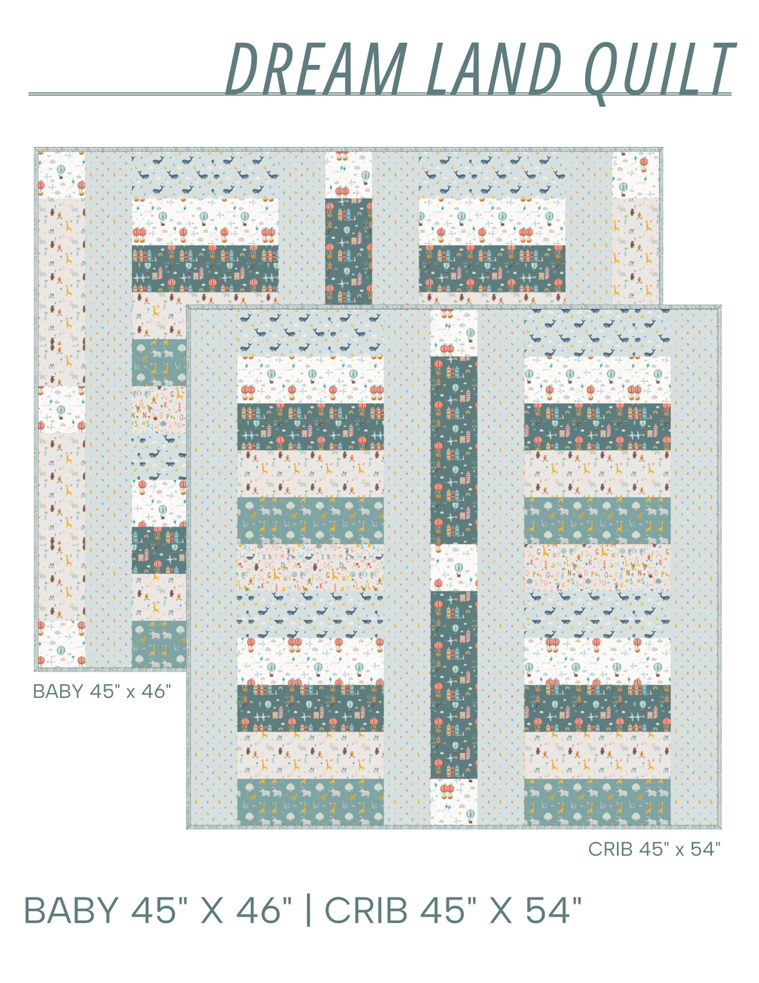 Dream Land Digital Quilt Pattern – My Fabric Addiction