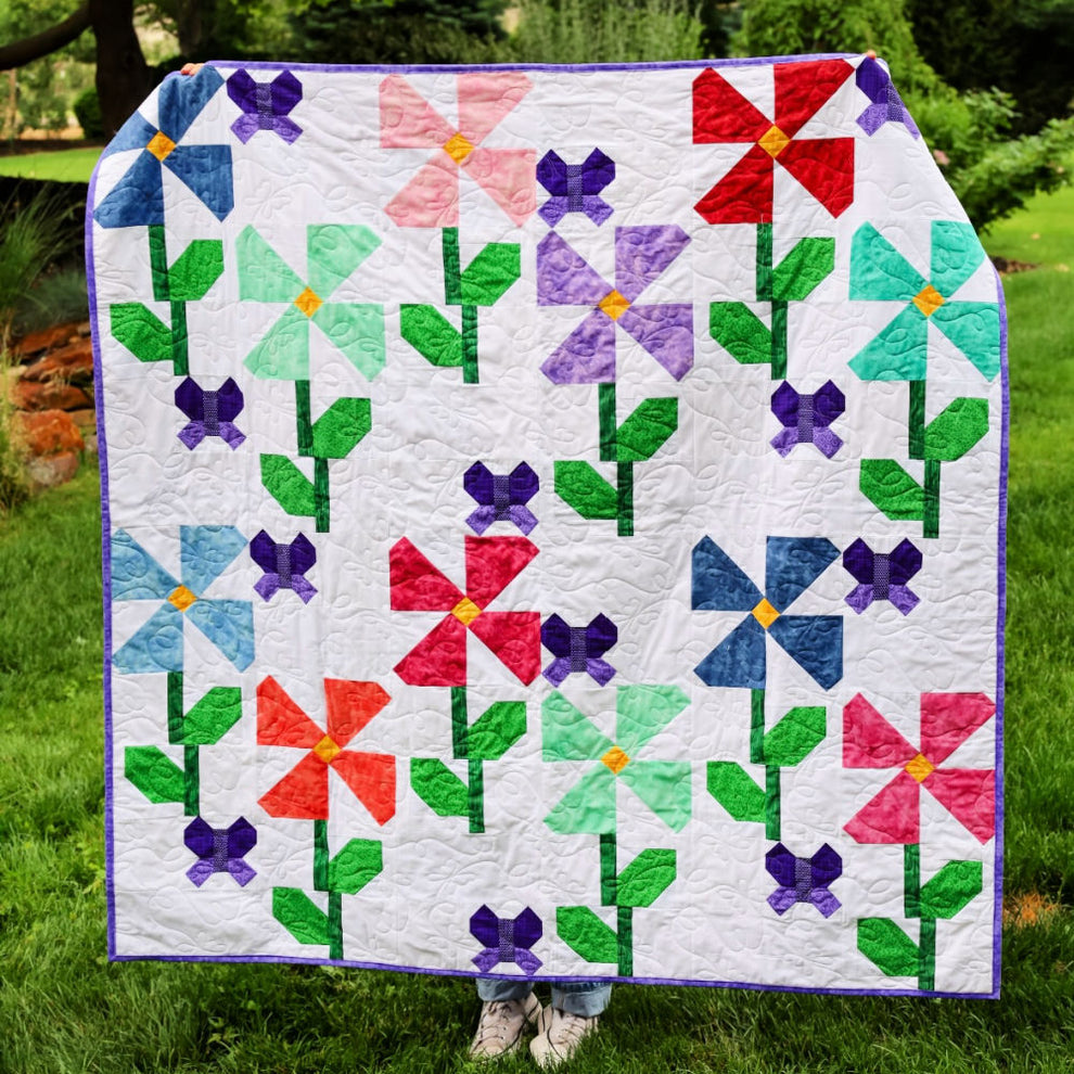 Sweet Tea Garden Party Precut Sew-Ready Quilt Kit (Backing included ...