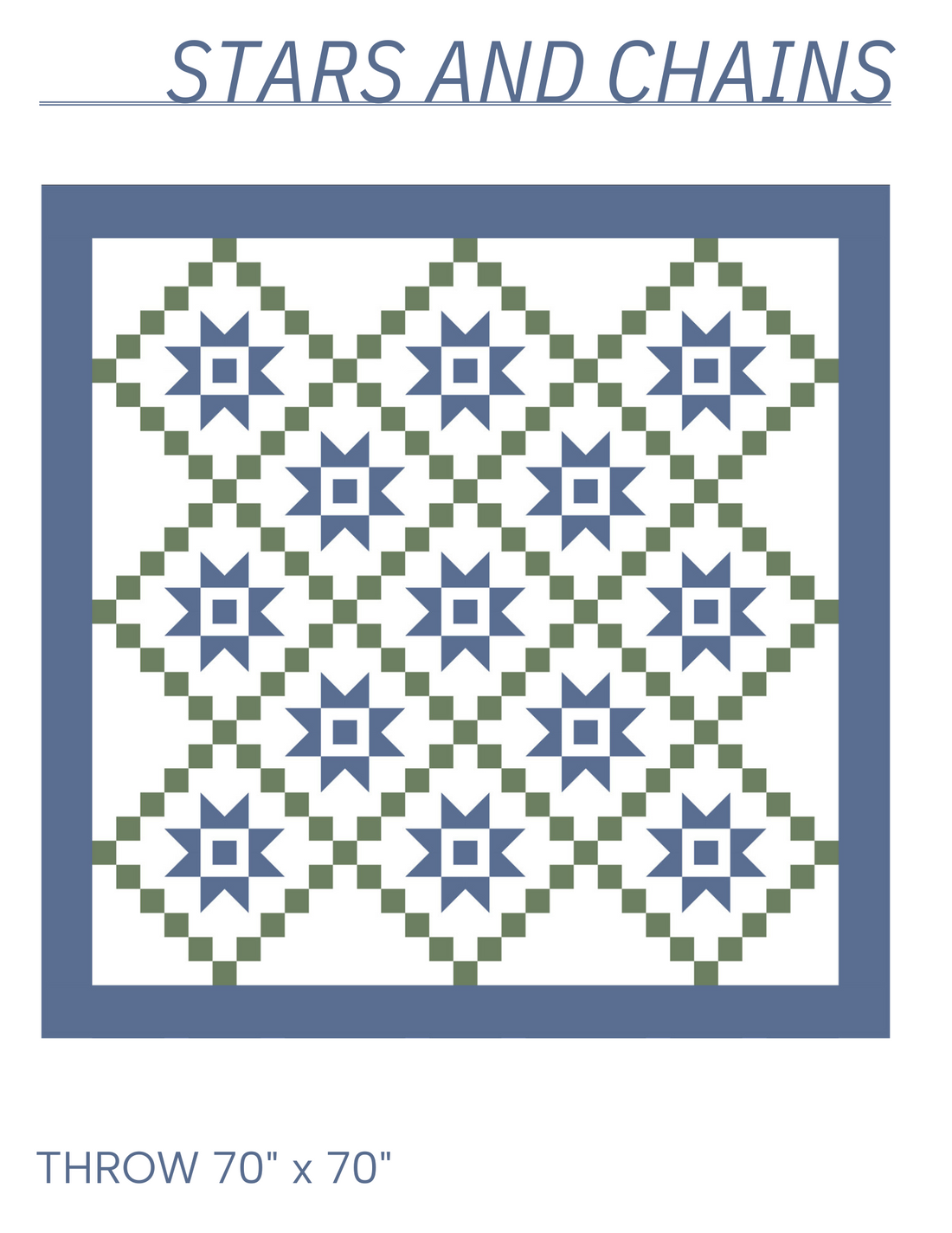 Stars and Chains Digital Quilt Pattern – My Fabric Addiction