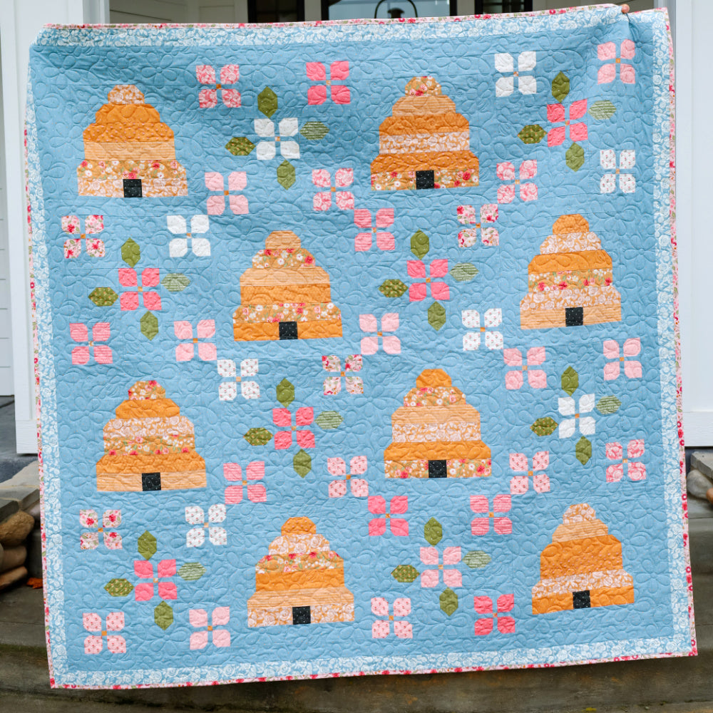 Bloom & Buzz Precut Sew-Ready Quilt Kit featuring Moda Wild Honey – My ...