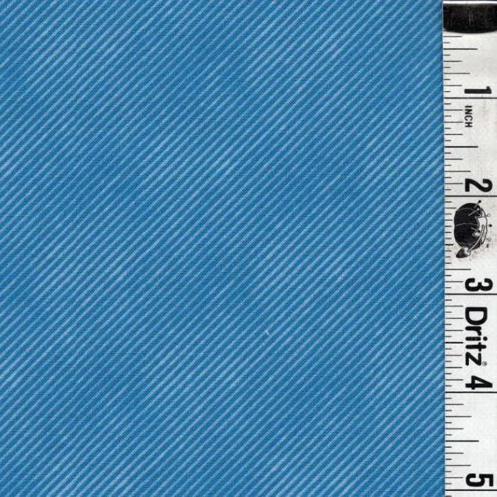 ENDOFBOLT74 Diagonal Blue Stripe Periwinkle background Basic 100% cott ...