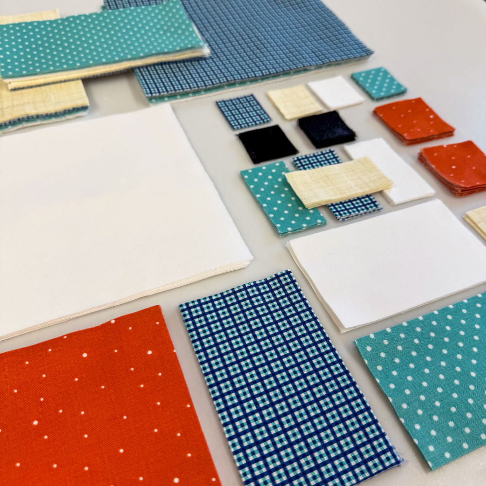Sparrows Bee Basics Pre-Cut Quilt Kit Featuring Riley Blake Bee Basics ...