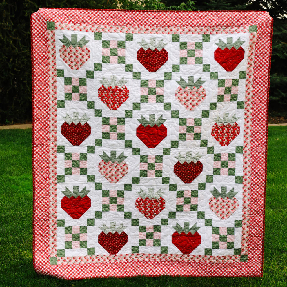 Strawberry Fields Sew-Ready Precut Quilt Kit – My Fabric Addiction